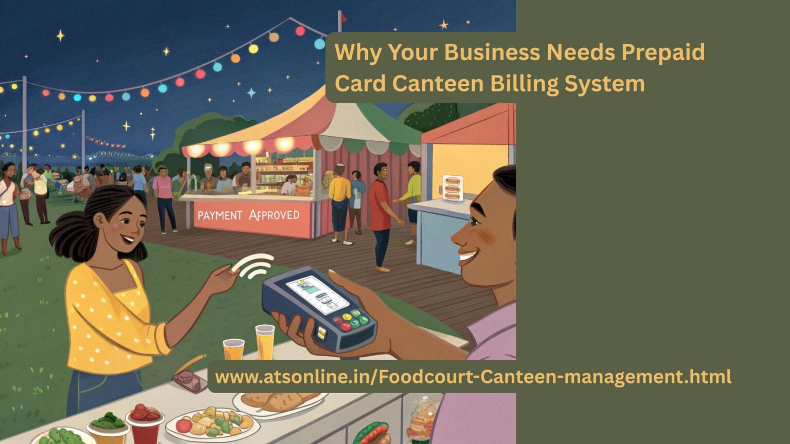 Cashless canteen, Food Court or Cafeteria Management System